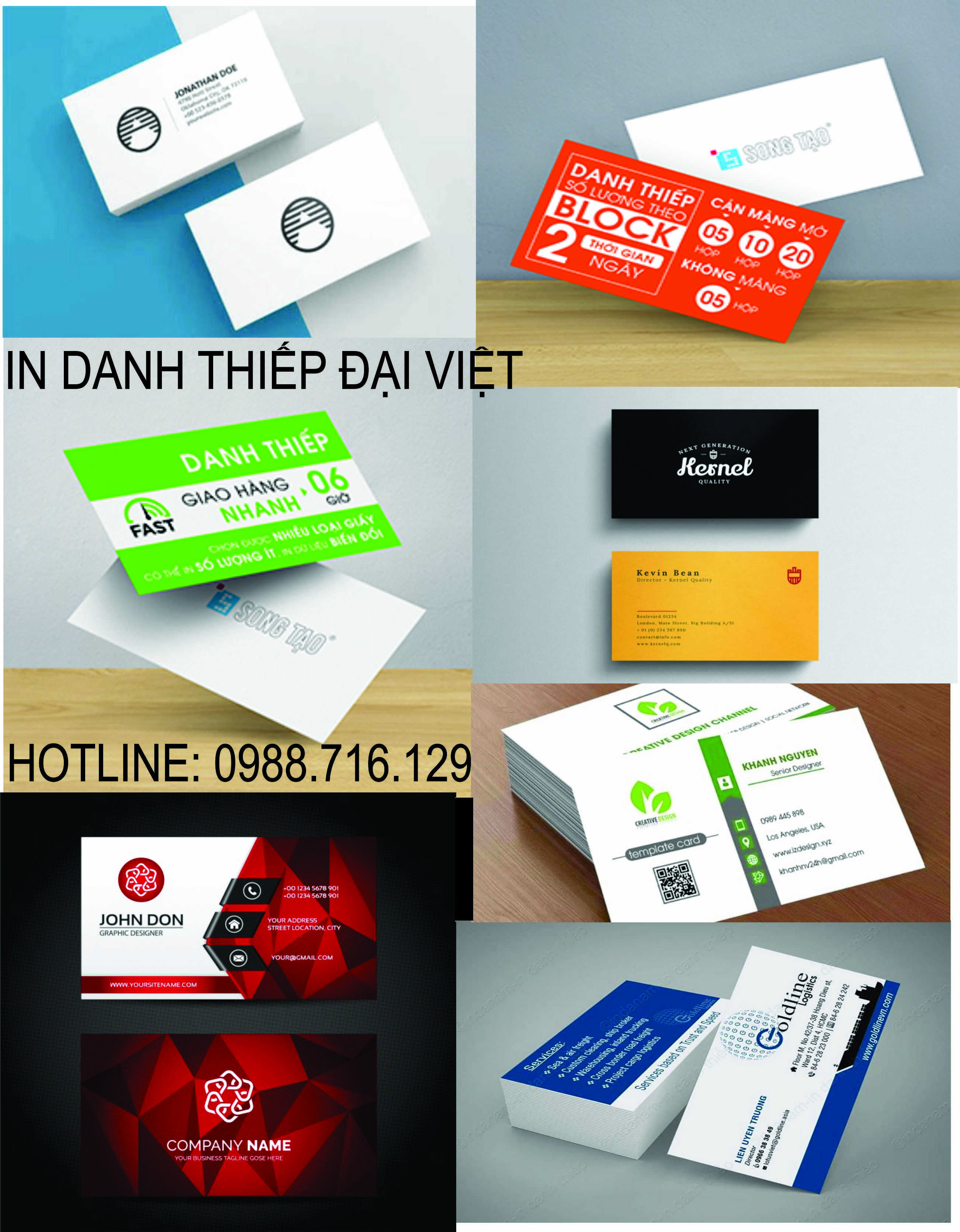 In ấn danh thiếp tại Tam Kỳ - in card visit Tam Kỳ